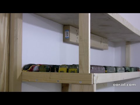 Low cost simple DIY Model Railway Storage Project