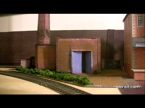 Brewery boiler house diorama for OO Scale Model Railway